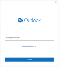 How do I set up my FSU email in Outlook for Office 365?