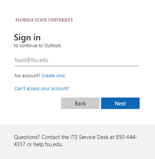 How do I set up my FSU email in Outlook?