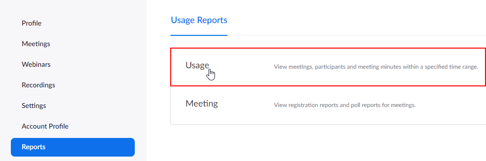 How do I access reports on who attended my hosted Zoom meetings?