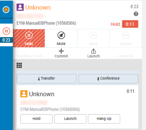 How do I transfer calls in the RingCentral Max Agent?