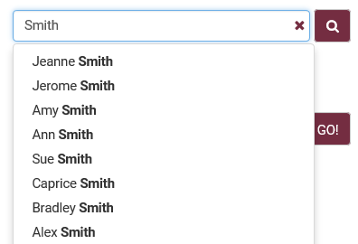 How do I search for someone in the faculty and staff directory?