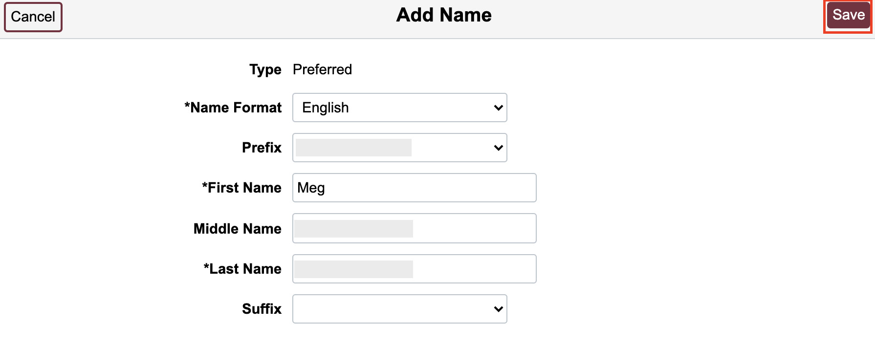 How do I update my preferred name, gender identity and pronouns?