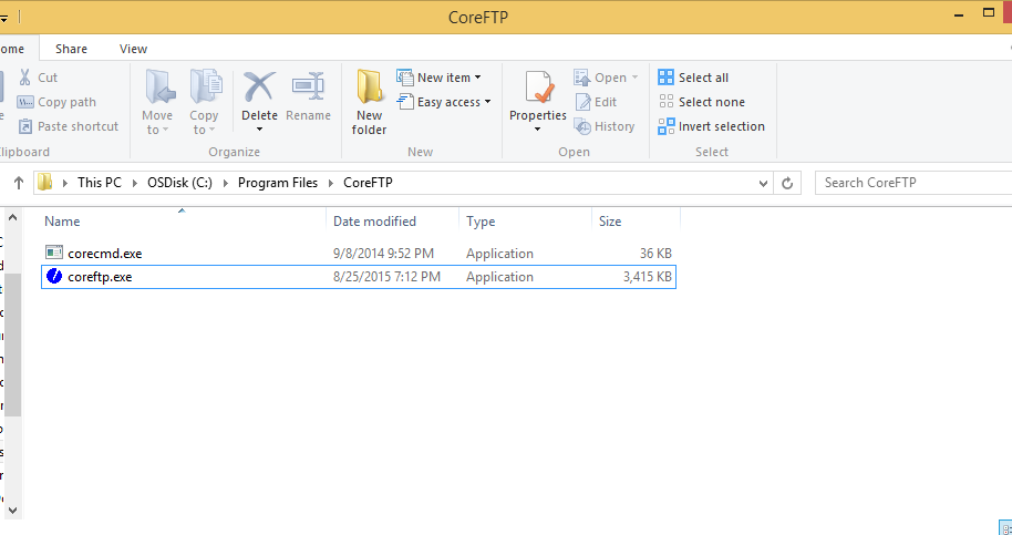 How to transfer files to your T: Drive using CoreFTP Secure File Transfer Client