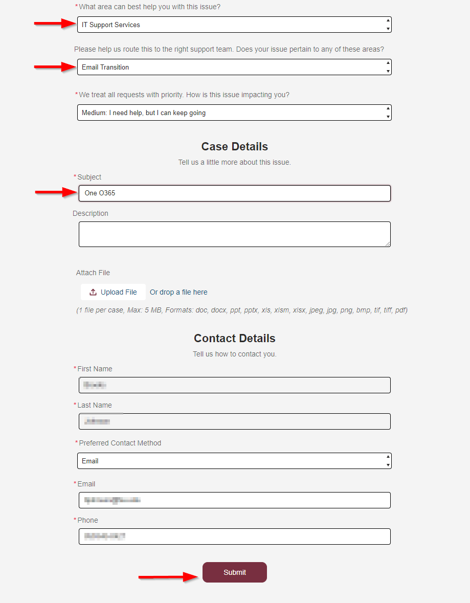 How can I get help with the email change from @my.fsu.edu?