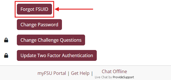 What do I do if I forgot my FSUID username or password or my FSU email ...