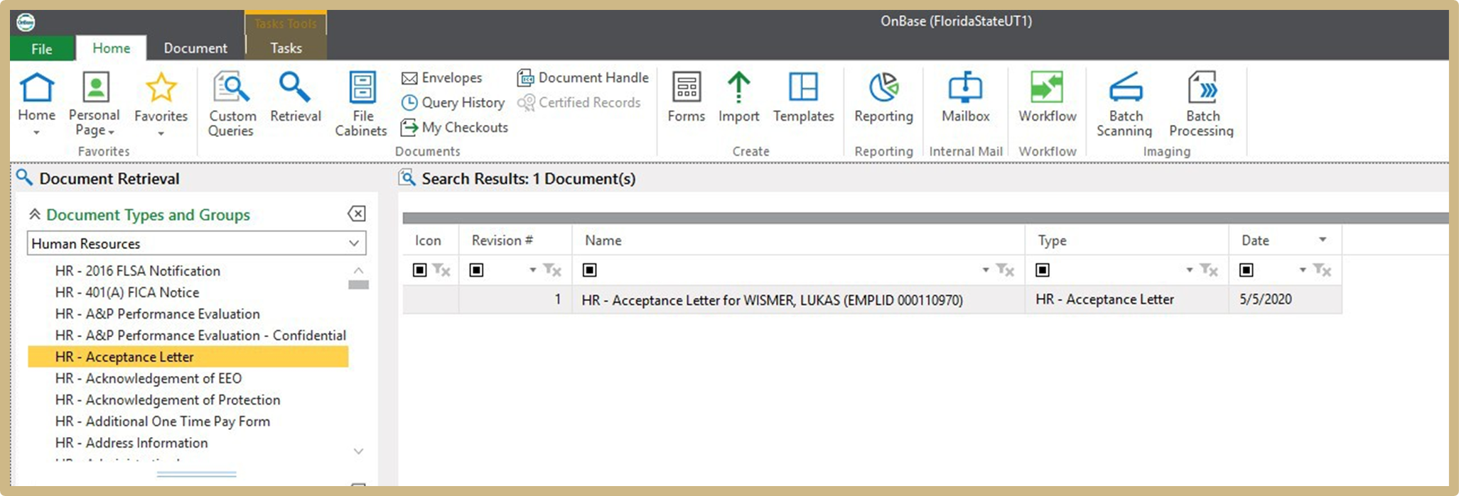 OnBase - How I use the basic functions in the OnBase Unity Client?