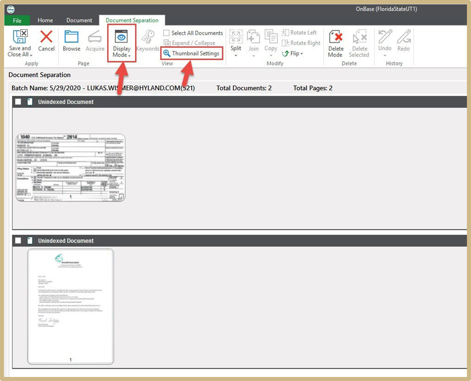 OnBase - How I use the basic functions in the OnBase Unity Client?