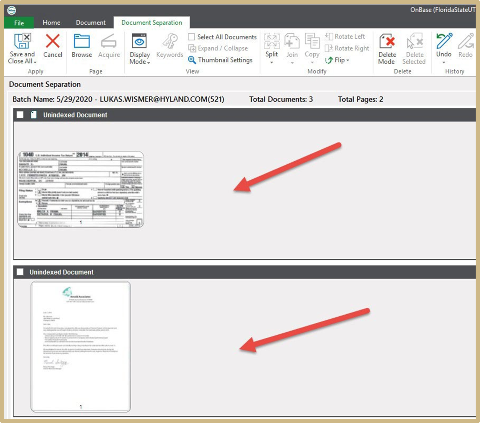 OnBase - How I use the basic functions in the OnBase Unity Client?