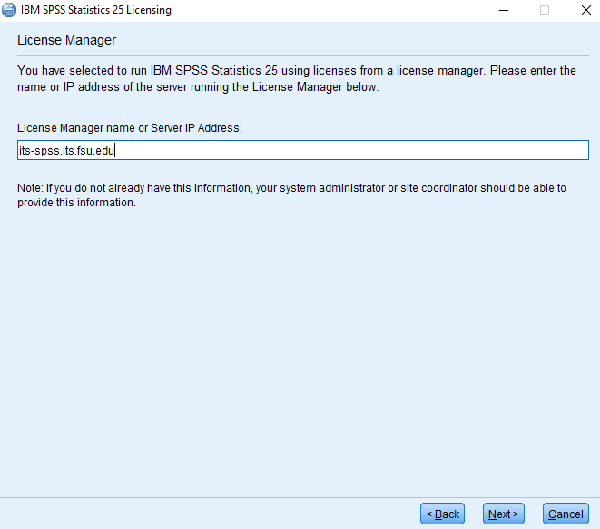SPSS 25 Setup Instructions