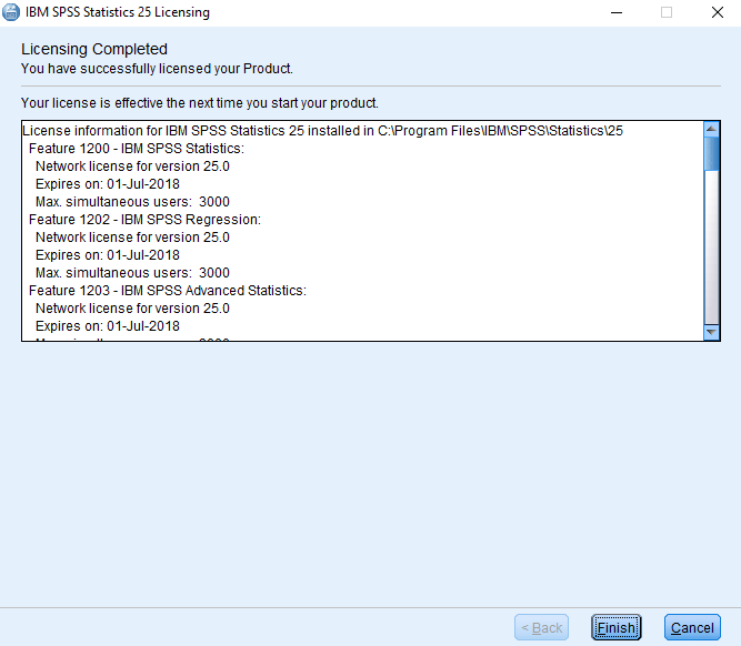 SPSS 25 Setup Instructions