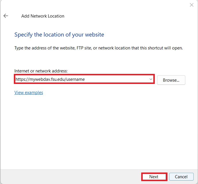 How do I use WebDAV with Windows 11 (Individual)?