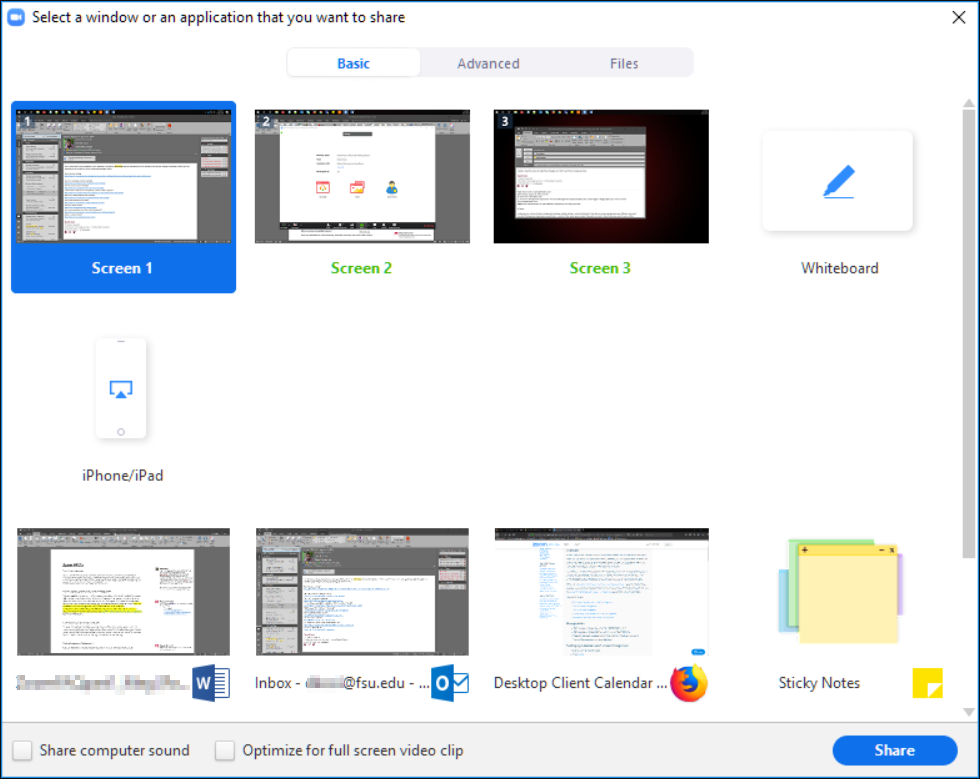 How do I start using FSU Zoom?