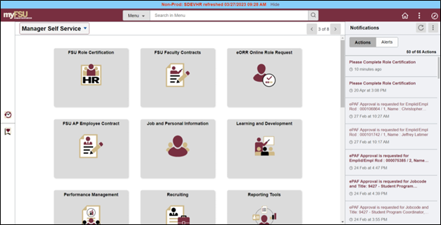 How do I complete a role certification request?