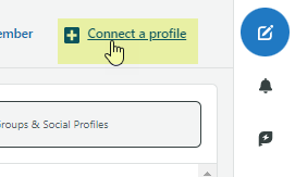 How do I add a social media profile in Sprout Social?