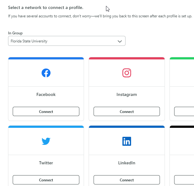 How do I add a social media profile in Sprout Social?