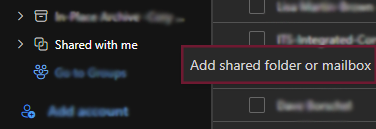 How do I access my generic mailbox?