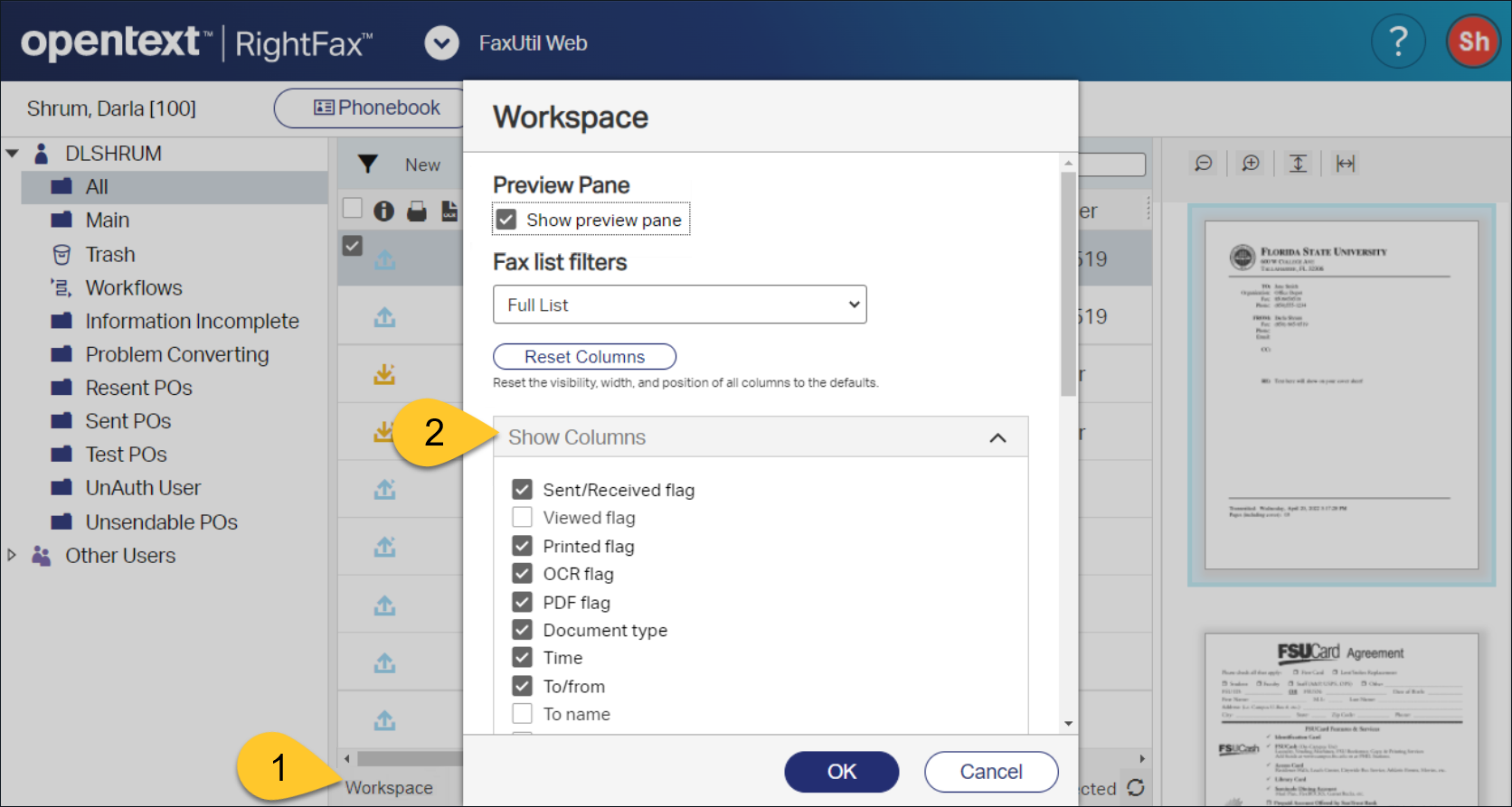 How do I use the RightFax Web Client?