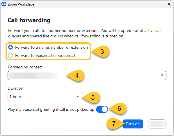 How do I forward calls in Zoom Phone?