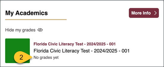 Where can I find my grades in myFSU Portal?